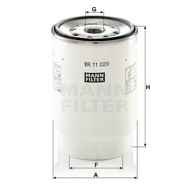 WK11029Z Fuel Filter to suit MAN - UCUK Truck, Trailer, Lorry, Van ...